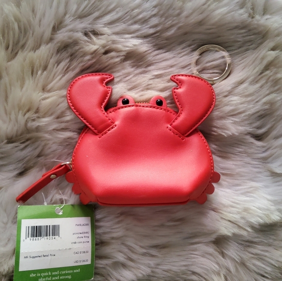 kate spade | Bags | Nwt Authentic Kate Spade Crab Coin Purse Nwt | Poshmark
